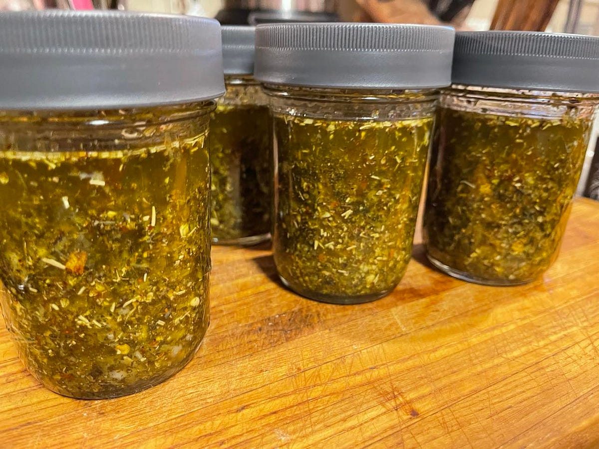 BROfessor COOKS — Hatch Green Chile Oil | by BROfessor Adventures | Medium