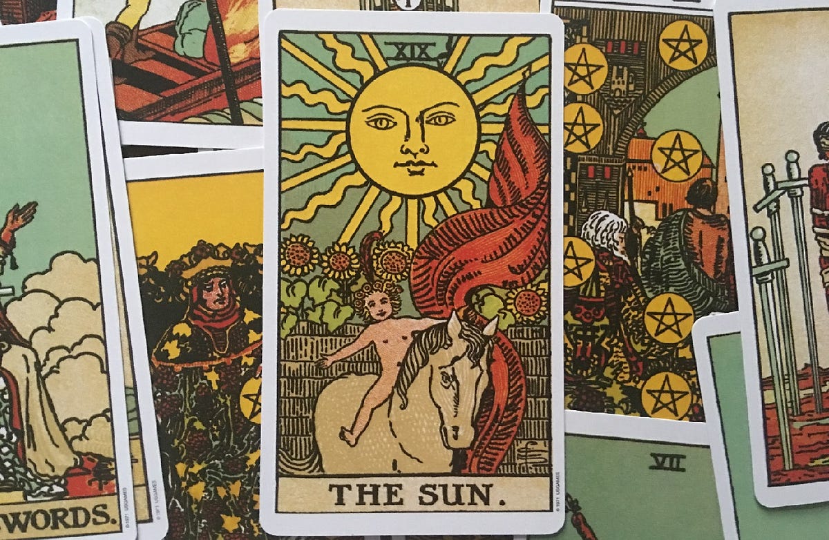 Exploring the Symbolism and Interpretation of The Sun Tarot Card | Medium
