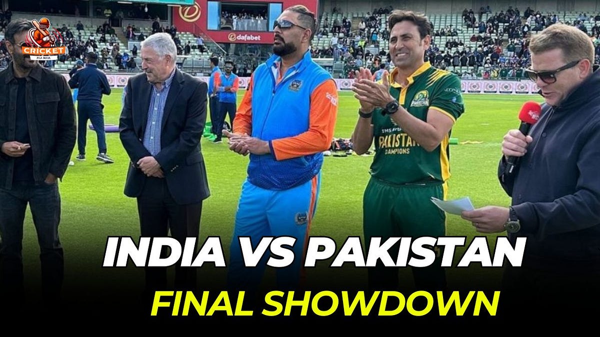 Ind vs Pak: Epic Final Clash in World Championship of Legends 2024 ...
