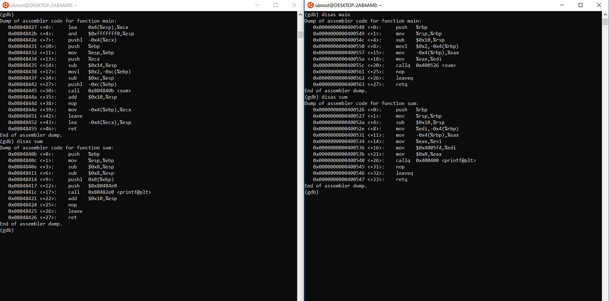 Explained Difference between x86 & x64 Disassembly | by Neeraj Pal | Medium
