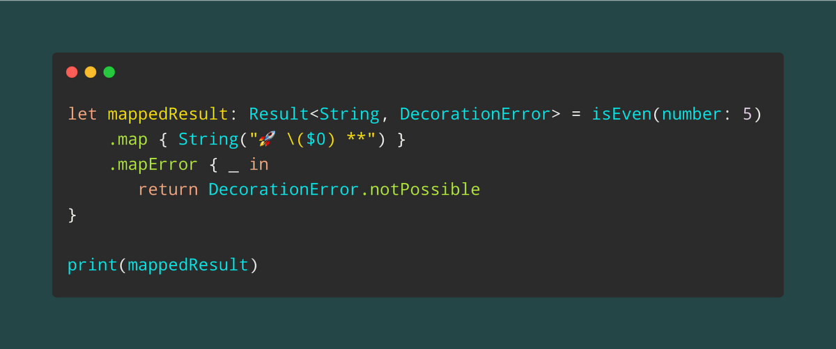 #SwiftTips7: Transforming ResultType into another ResultType | by Aaina jain | Medium