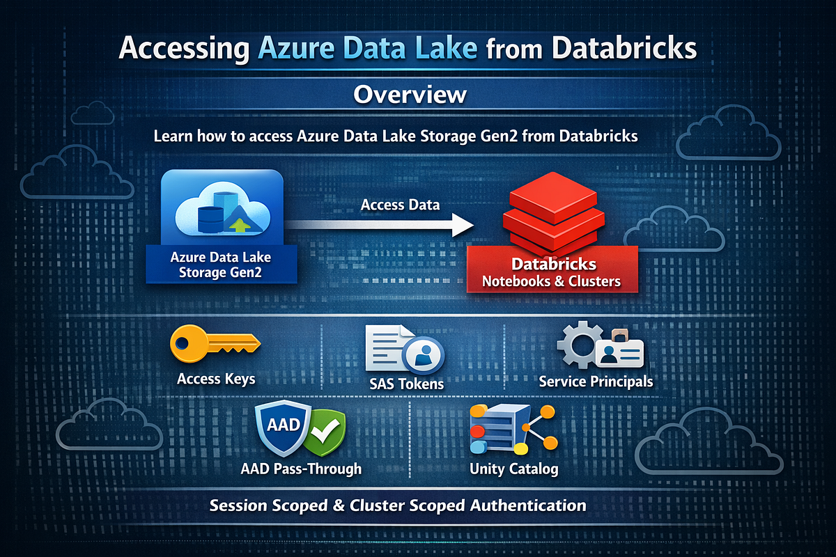 Accessing Azure Data Lake from Databricks | by Prashant Sathe | Jan ...