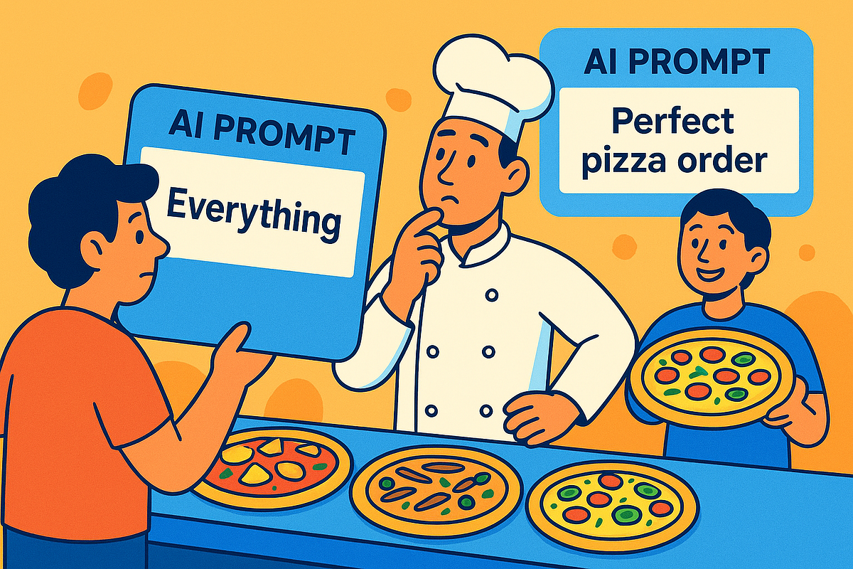 What Ordering Pizza Taught Me About Writing Perfect Prompts | by Ashton ...