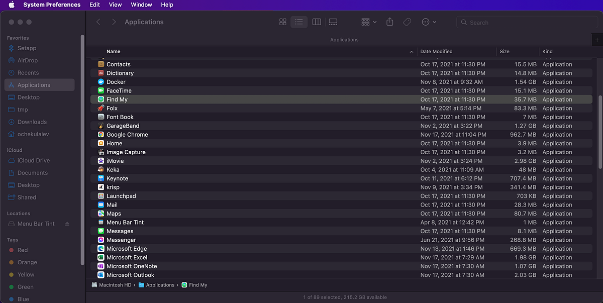 Make menu bar dark again (macOS Monterey) - Oleksii Chekulaiev - Medium