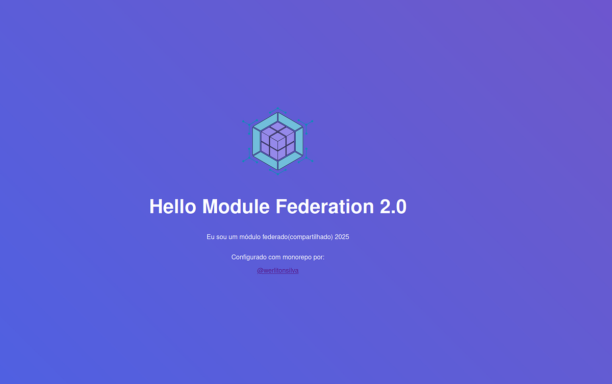 🚀 Micro Frontends + Rsbuild + Module Federation em um Monorepo? Temos! | by Werliton Silva | Medium