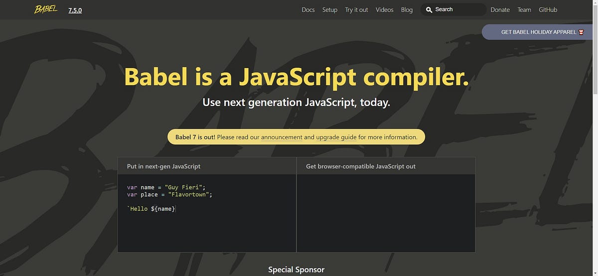Webpack 4 筆記 2 Javascript And Babel By 黃書珊 Shu Shan Huang Susan Blog Medium