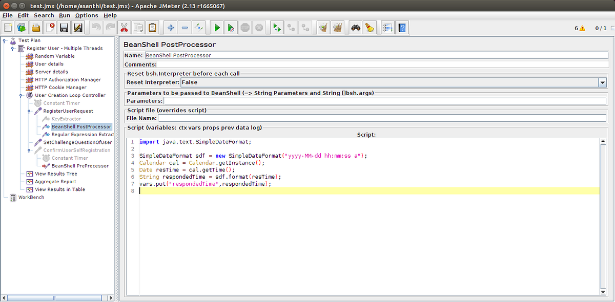Jmeter : Set a variable from BeanShell Processor and access it from ...