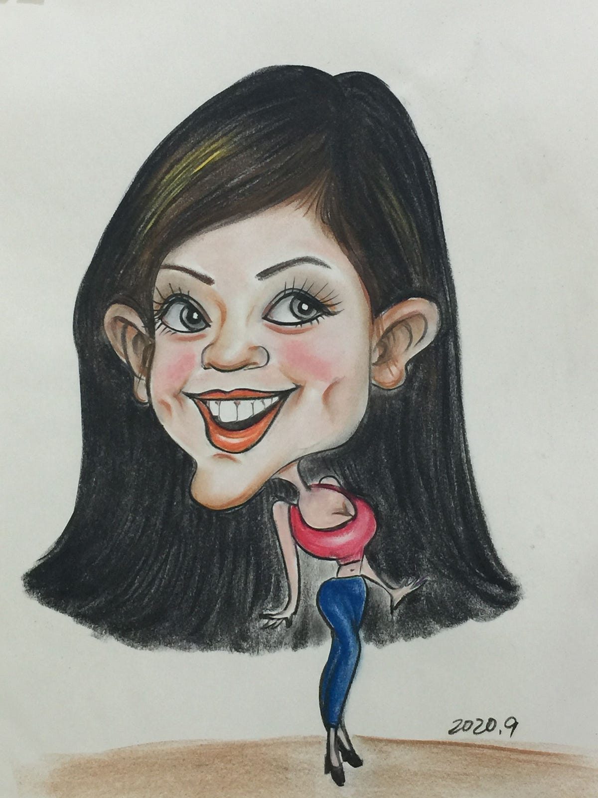 Customized cartoon hand-drawn-For Vivian - 紐約style工作室 - Medium