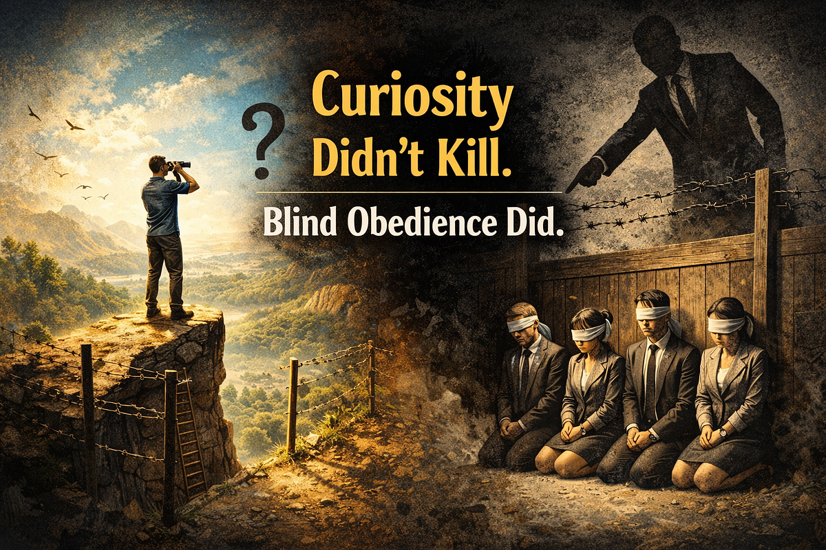 Curiosity Didn’t Kill the Cat. Blind Obedience Did. | by Julius Ikhide ...