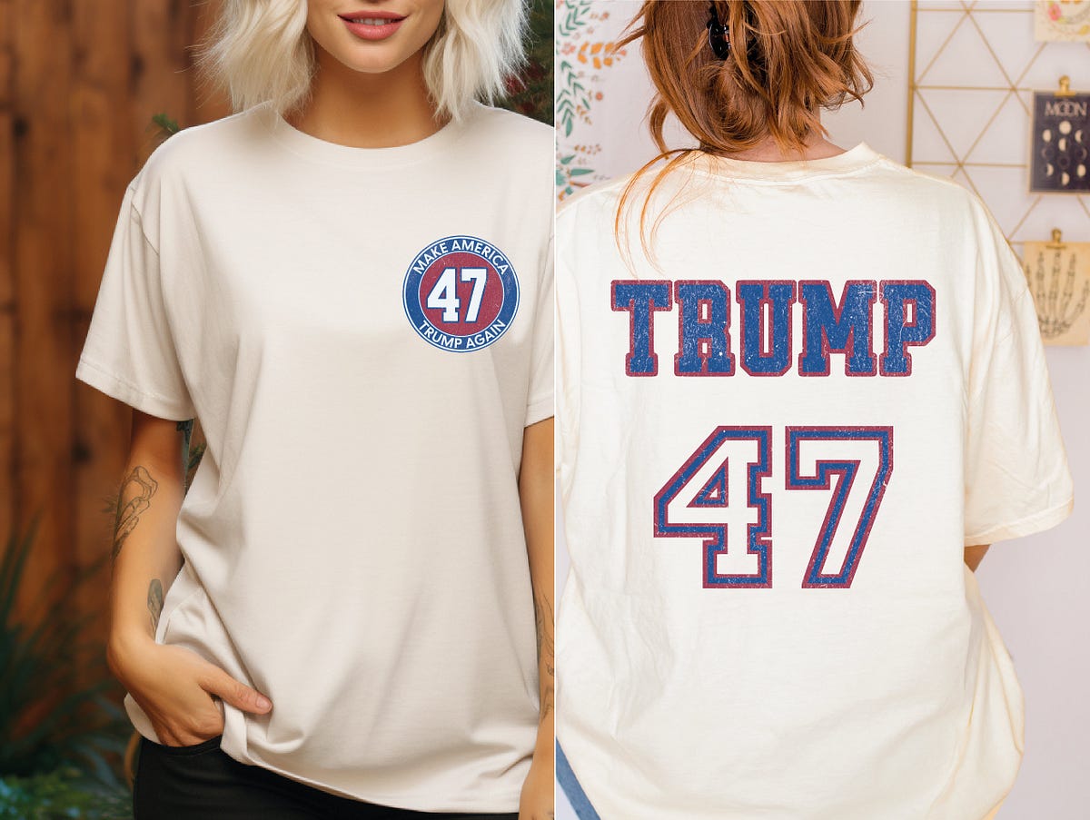 Free Make America Trump Again Comfort Colors Shirt, Trump 47 Shirt ...