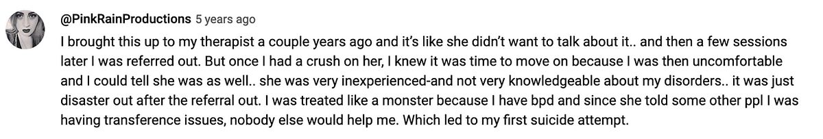 Never Talk To Your Therapist About Romantic Transference | by ...