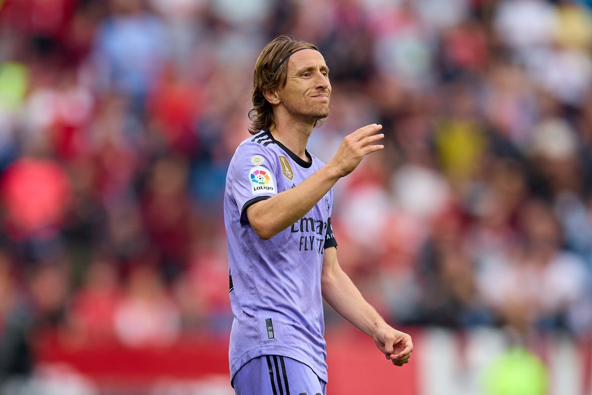 Luka Modric: Croatia midfielder signs new one-year deal at Real Madrid ...