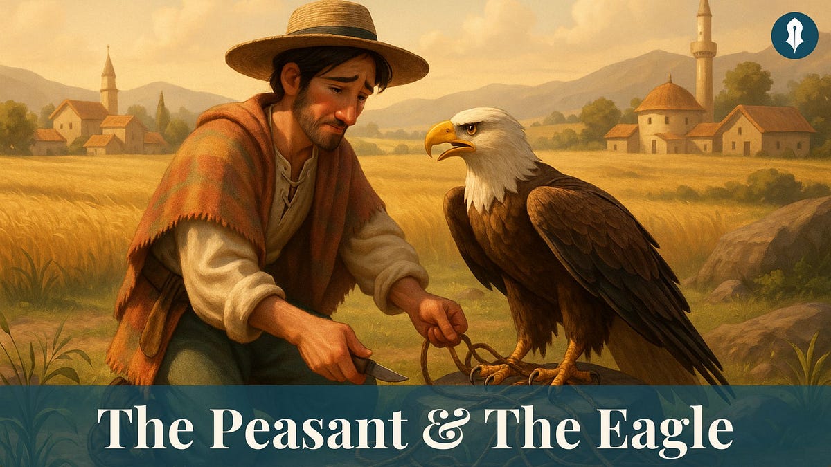 The Peasant & The Eagle. In a quiet village nestled beside a… | by ...