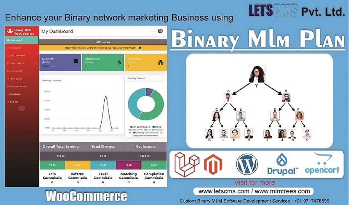 Binary Custom Cms Development Services Binary Ecommerce Mlm Script