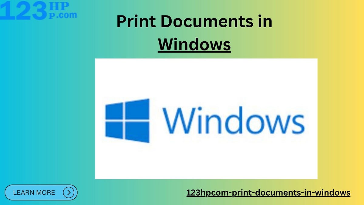 How to Print Document on Windows - Andrew Miller - Medium