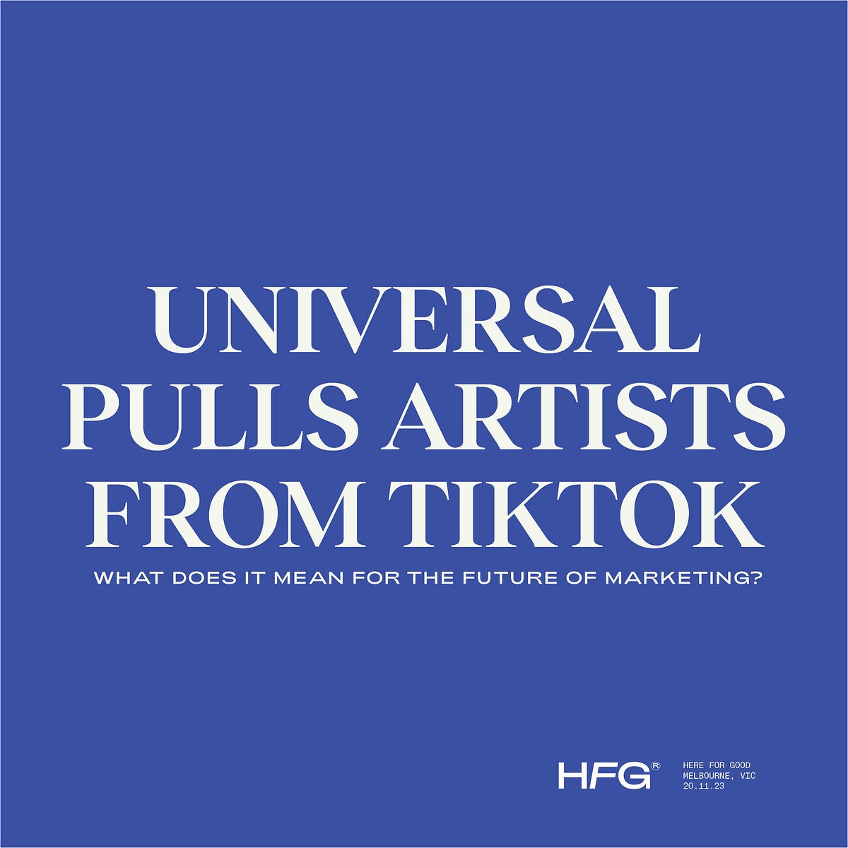 Universal Pulls Artists From TikTok: What does it mean for the future ...
