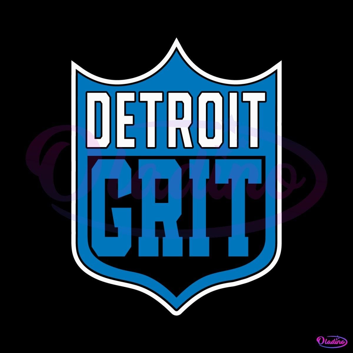 Detroit Grit NFL Football Team SVG - Lisa Delgado - Medium