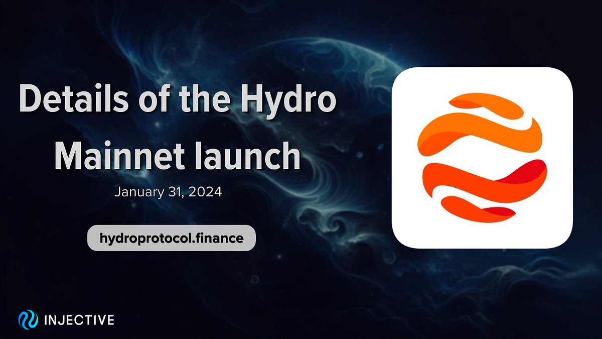 Details of the Hydro Mainnet launch | by Flame | Medium