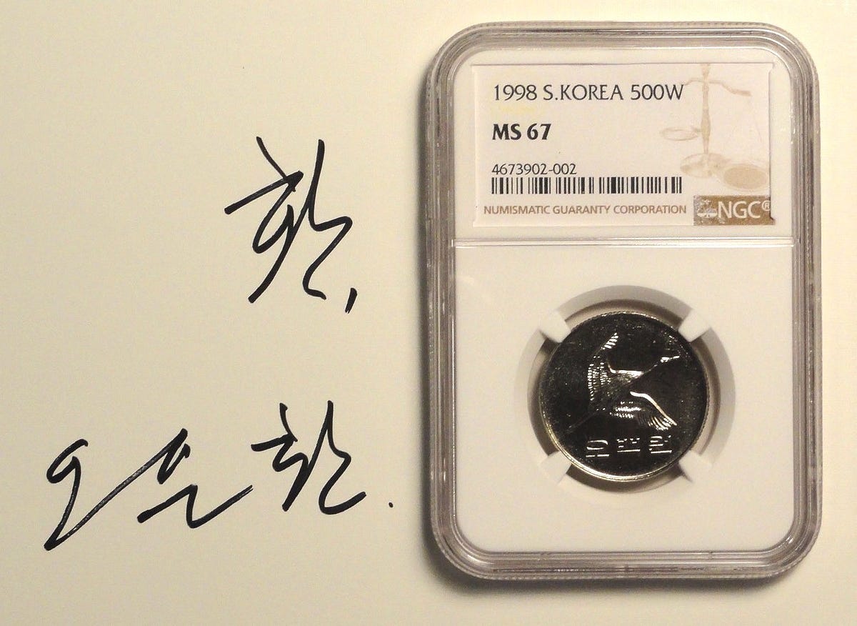Currency Artists’ Signatures. Coin Engraver Signature | by Mlovmo | Medium