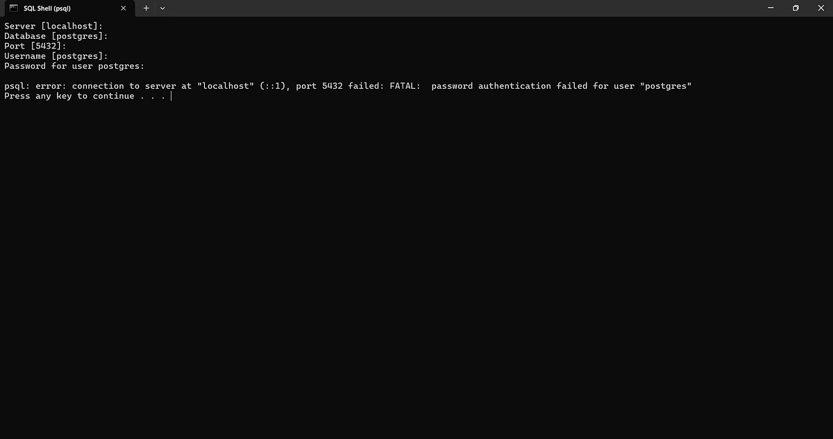 🔐 How to Reset Your Forgotten PostgreSQL Password (Windows Guide) | by Abhishekgovind | Jun ...