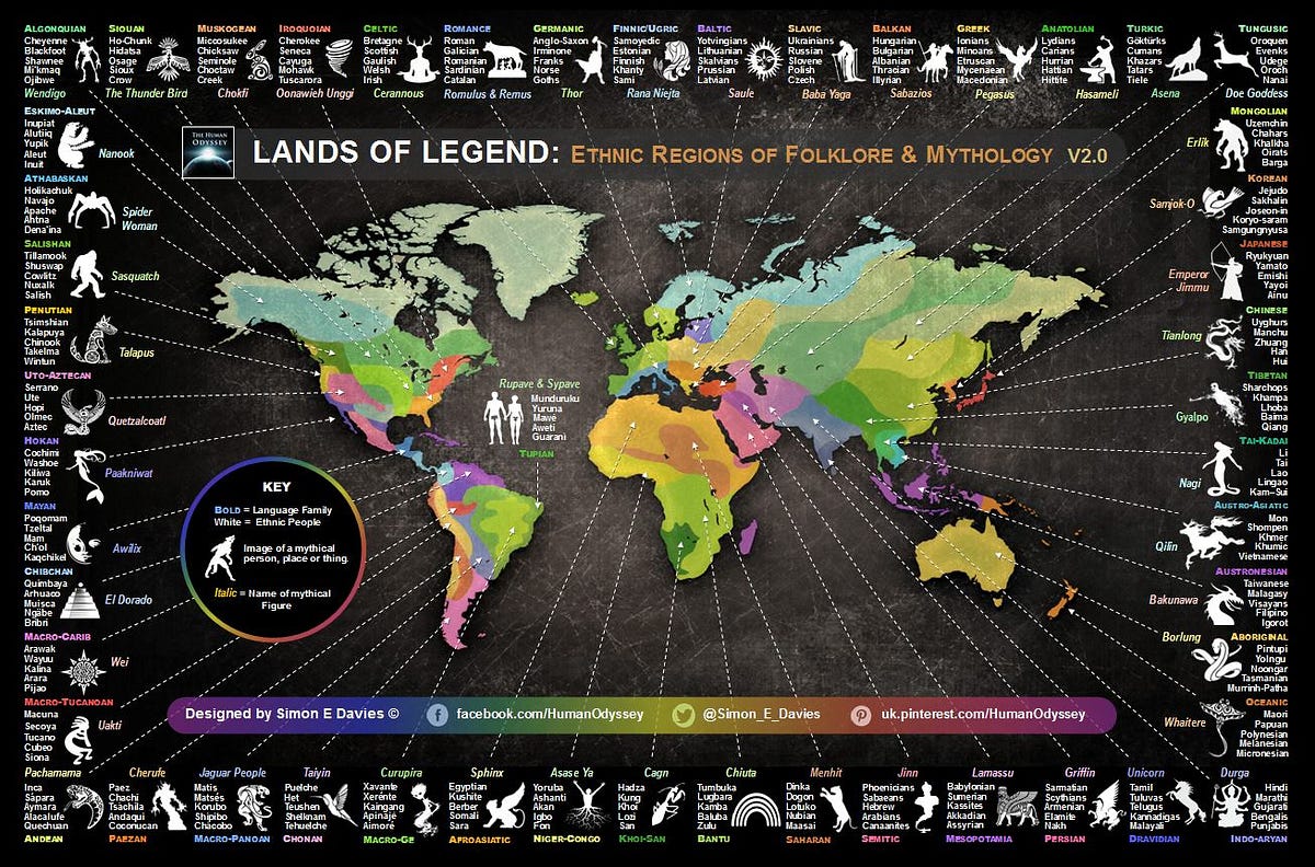 Lands of Legend. Around 60,000 years ago, our ancestors… | by Mythopia ...