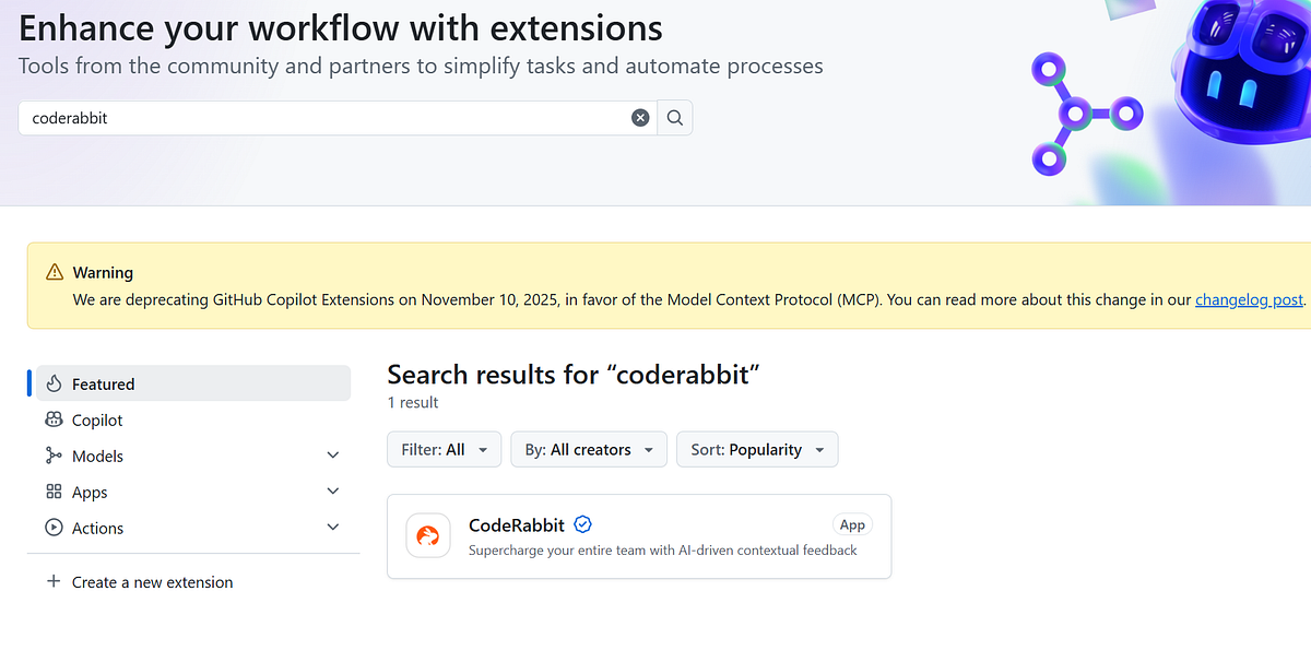 Add CodeRabbit as a Code Reviewer in Your GitHub Workflow | by Manchireddy Kavya Reddy | Medium
