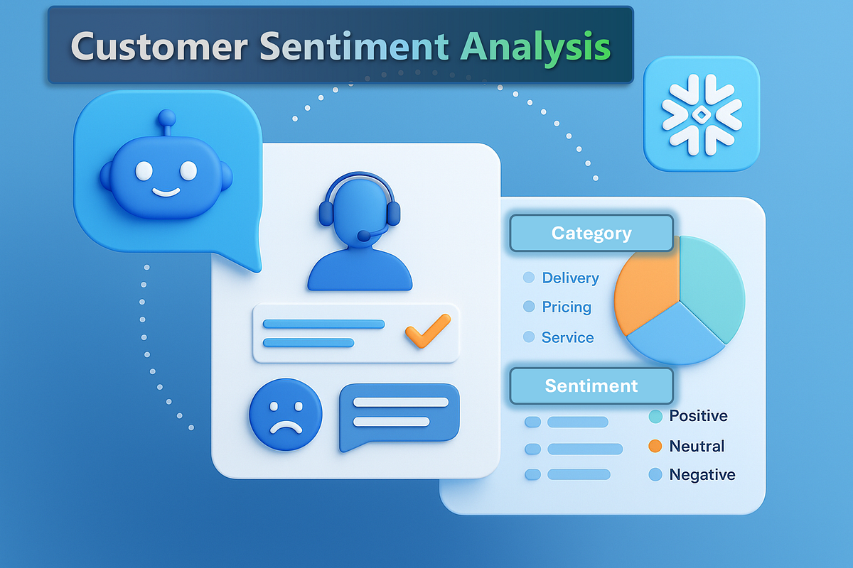 Sentiment Analysis in Snowflake Made Easy with AI SQL Functions | by ...