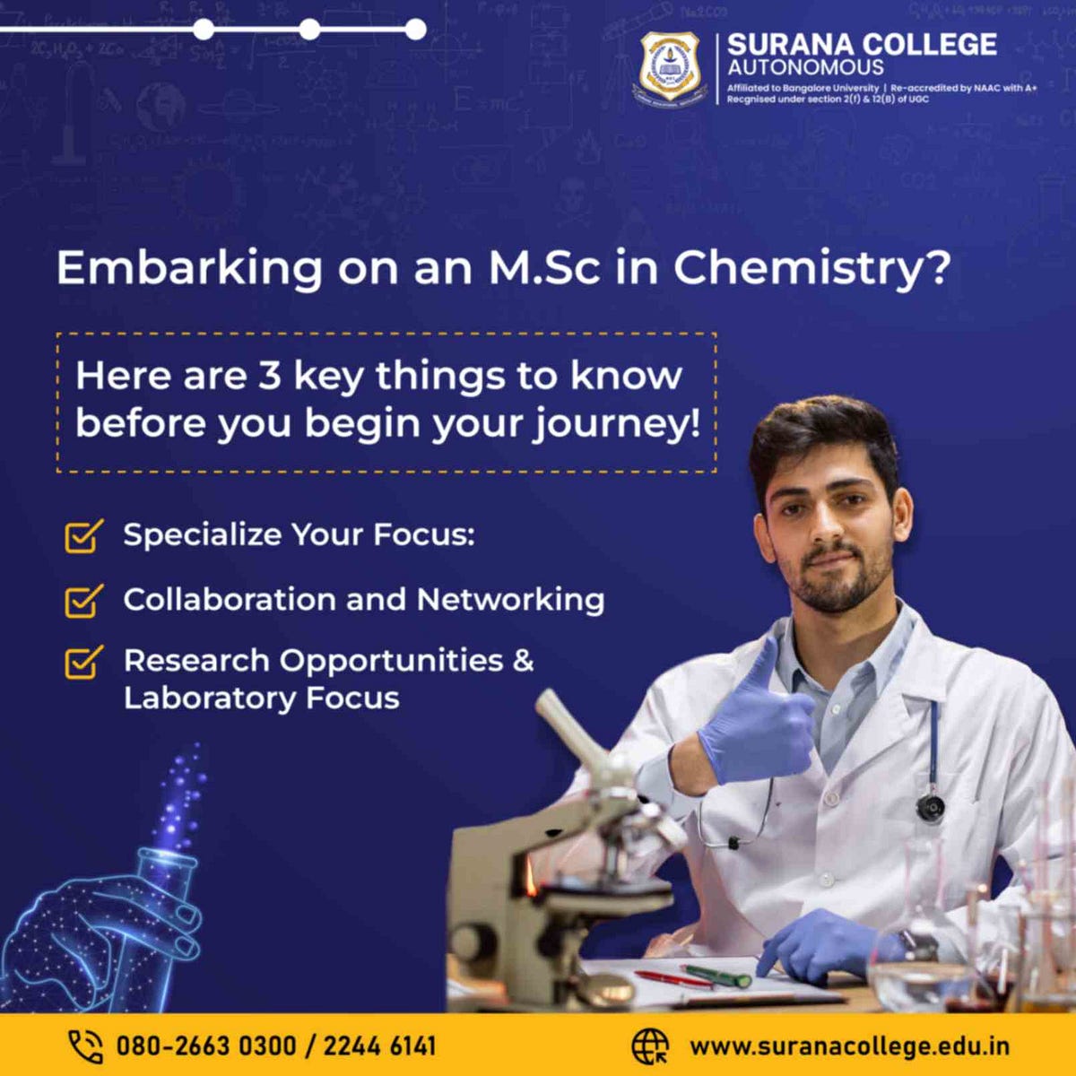 Best Colleges in Bangalore for MSc Chemistry: Surana College | by ...