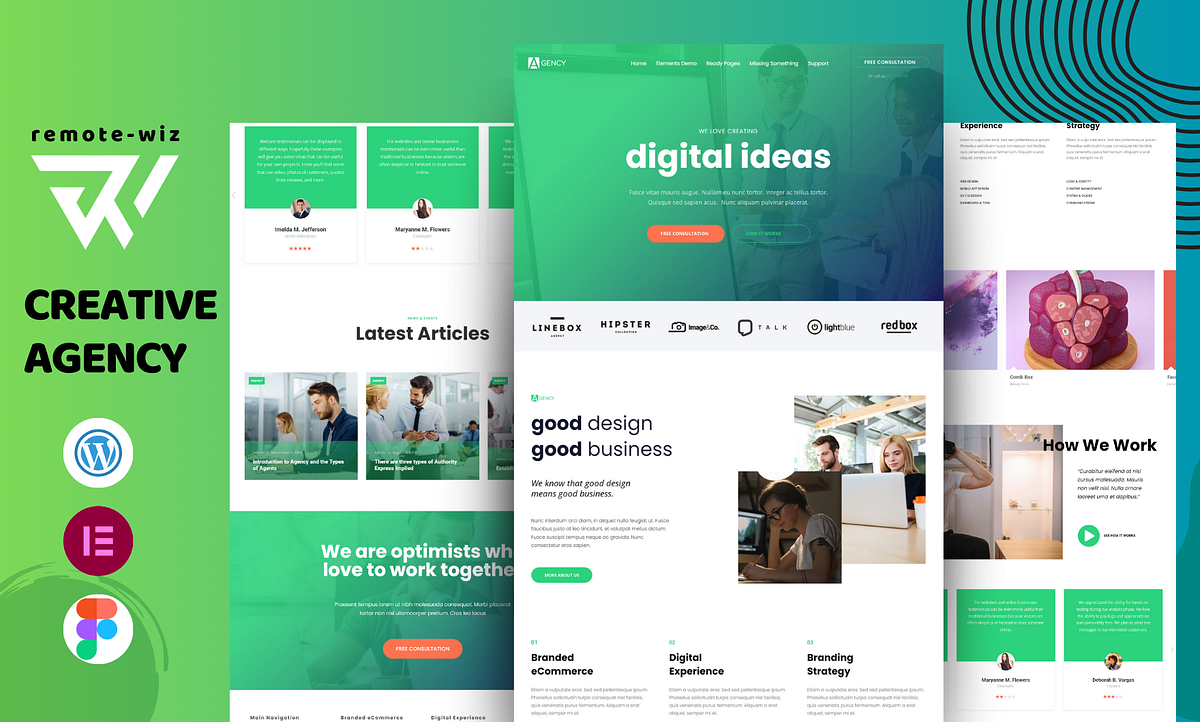 Case Study — Agency (Creative Designer Agency Website) - Gobinda ...