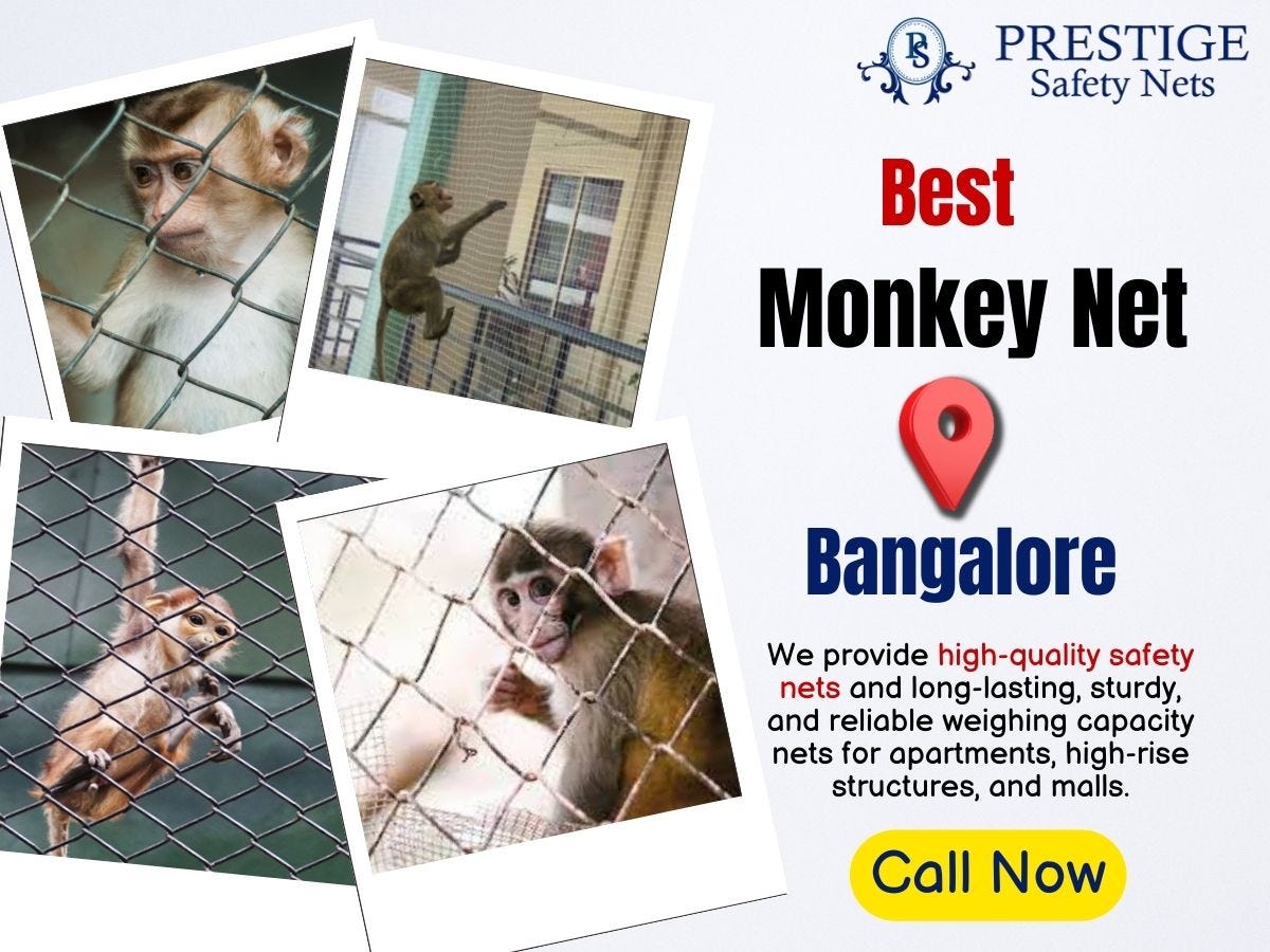Prestige Safety Nets: Your Trusted Guardian Against Mischievous Monkeys ...