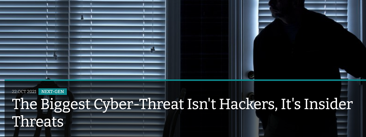 A recent posting by Infosecurity Magazine highlighted how insider ...