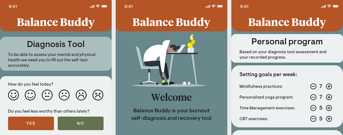 Designing the UI for my wellness app | by Pepijn Dellen | UsabilityGeek ...