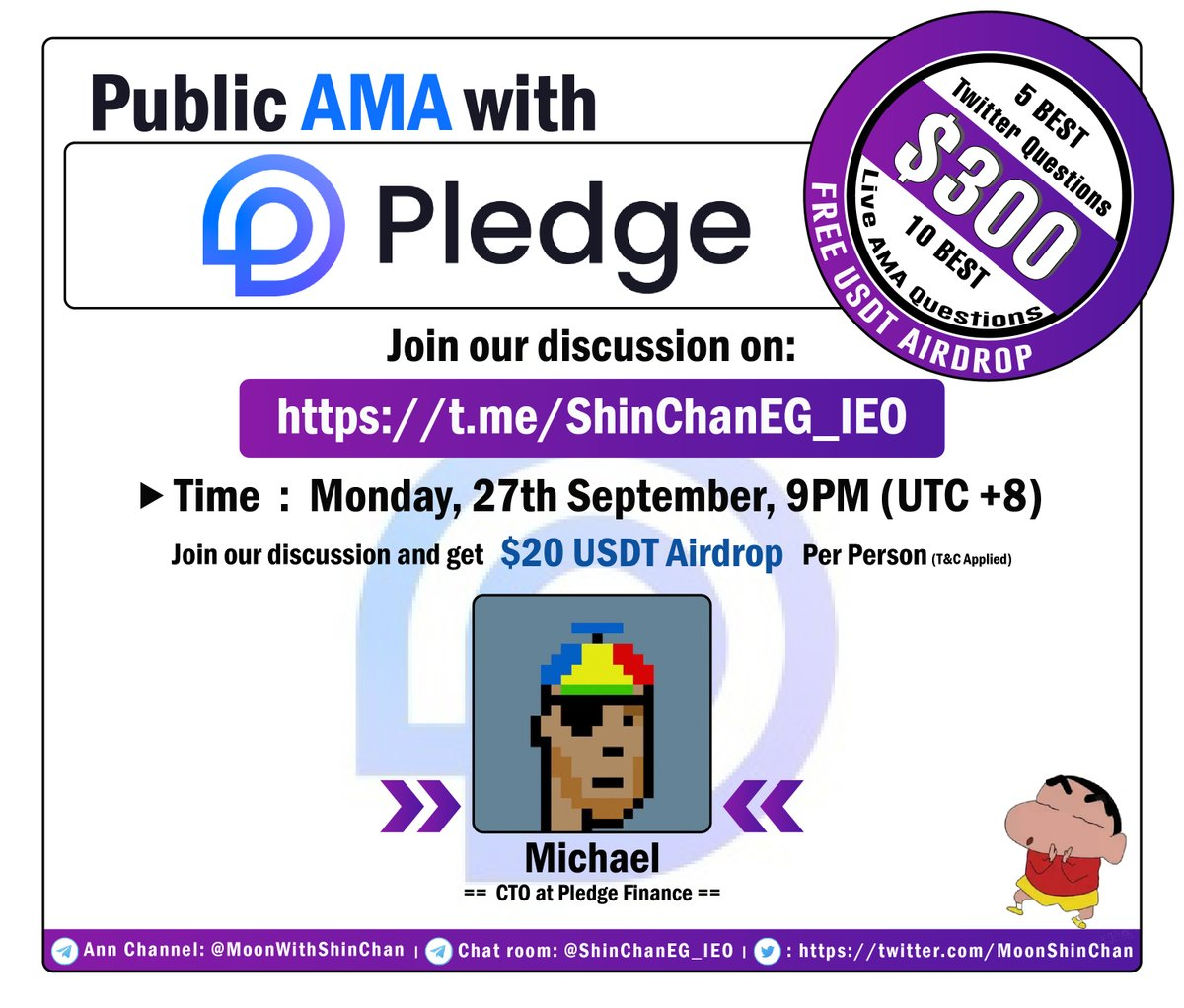 Pledge Finance AMA Summary Recap With Shin Chan Community | by Shinchanieoalerts | Medium
