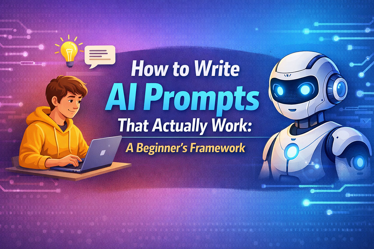How to Write AI Prompts That Actually Work: A Beginner’s Framework | by ...
