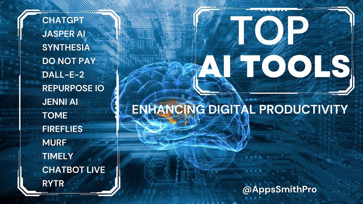 Exploring the Top AI Software for Enhancing Digital Productivity | by ...