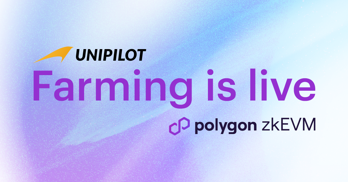 Unipilot launches MATIC rewards on Polygon zkEVM! | by A51 Finance | Medium