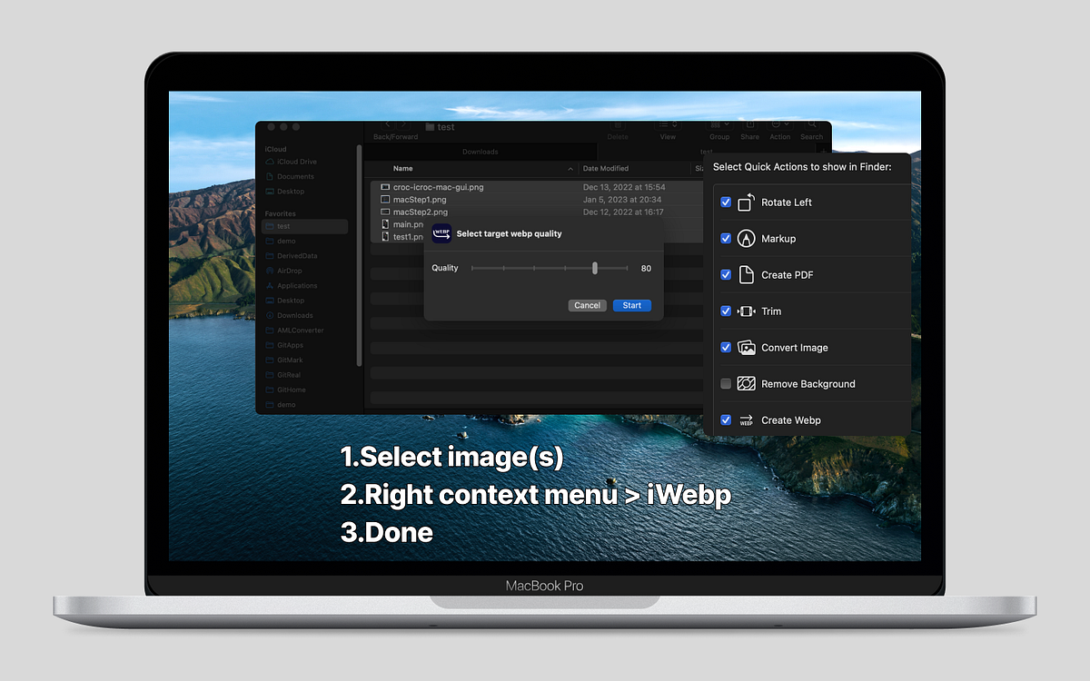 iWebp — Convert Images To Webp (Integrate with Finder — macOS) - Marksdo - Medium