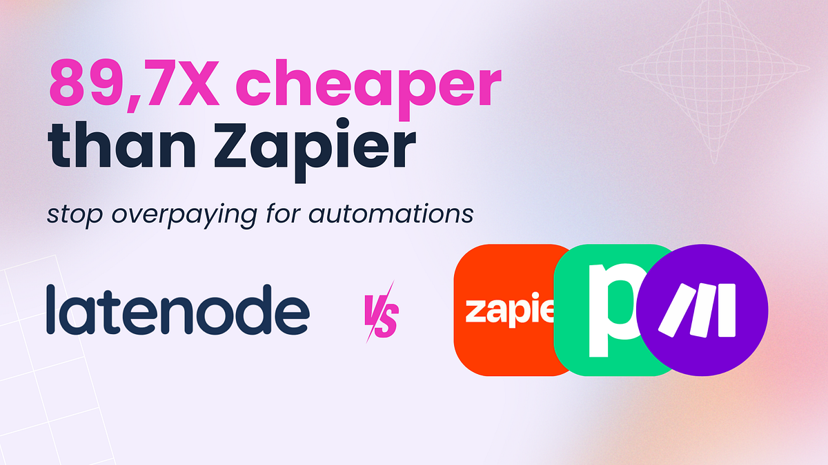 Up to 89x Cheaper: Why Latenode is the Most Cost-Effective Platform ...