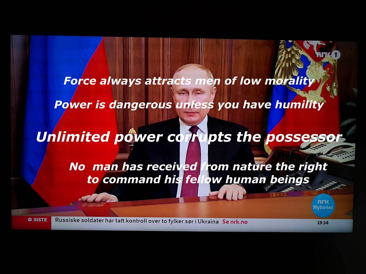 Quotes on Power. Dear readers and Medium friends, in… | by Øivind H ...