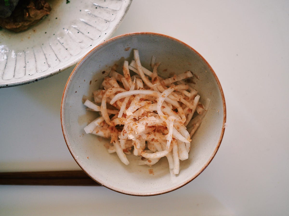 Simple Daikon Salad. It’s possibly the easiest Japanese food… | by Uta ...