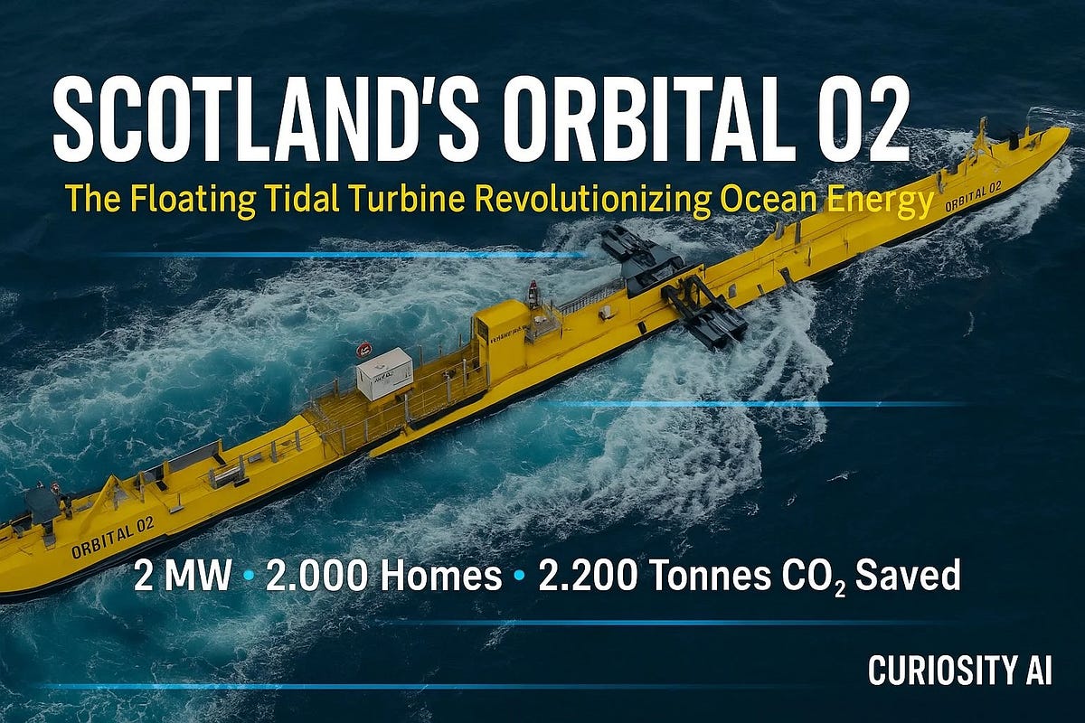 Scotland’s Orbital O2: The Floating Tidal Turbine Revolutionizing Ocean ...