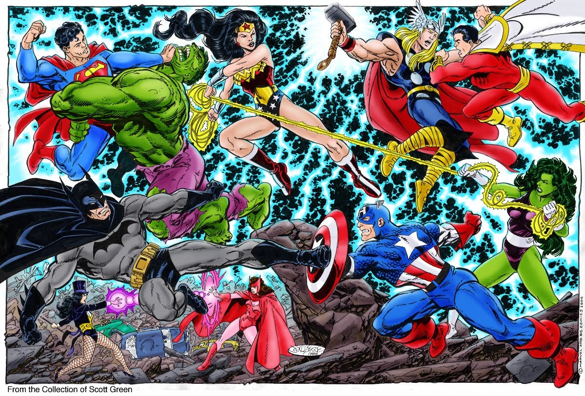 Justice League Vs Marvel