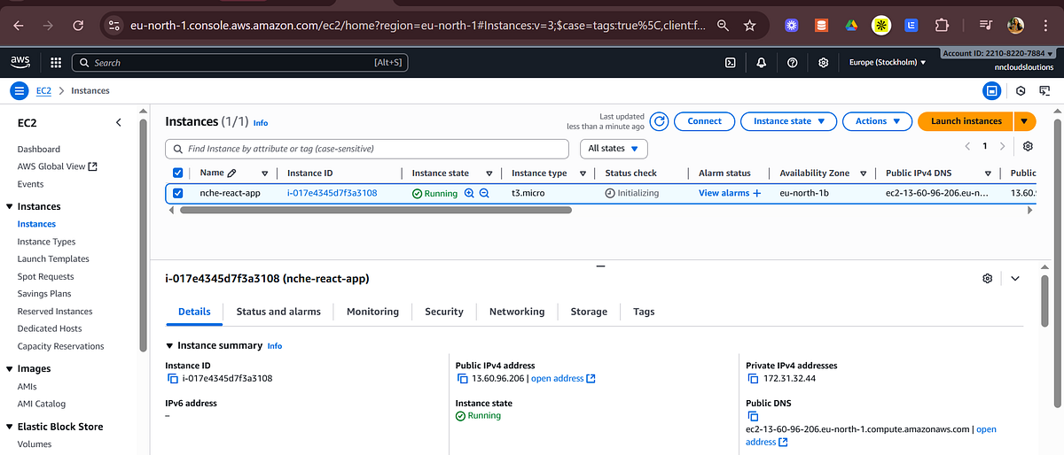How to Deploy a React App on AWS EC2 with Nginx | by Nchedo Theresa ...