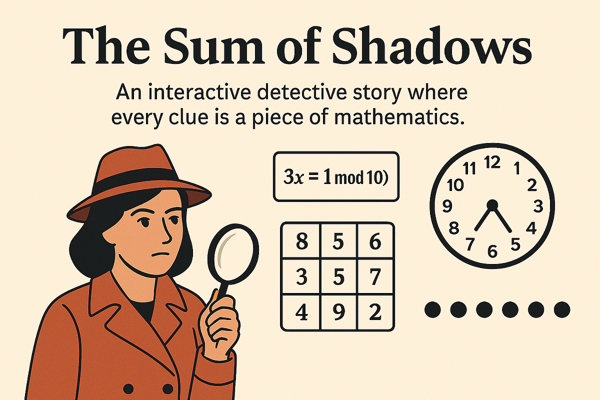 The Sum of Shadows. An interactive detective story where… | by Md ...