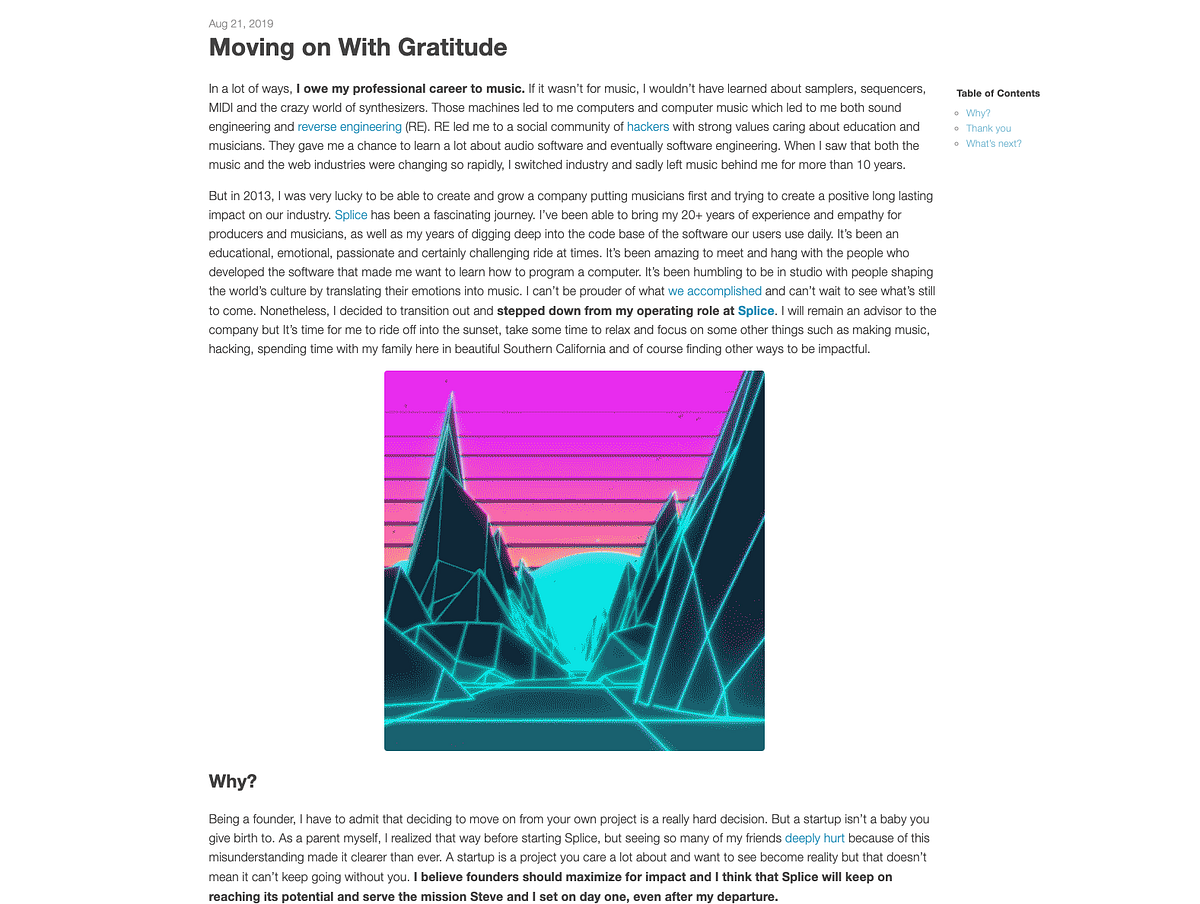 Moving on with Gratitude. Today I wrote about my decision of… | by Matt ...
