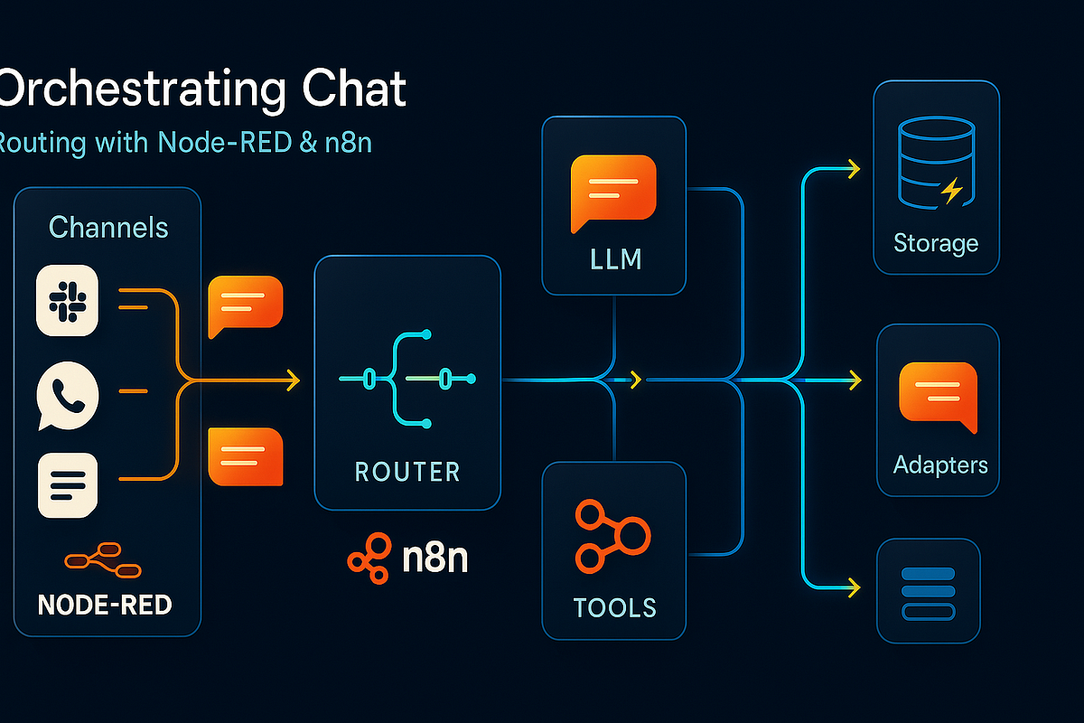 Orchestrating Chat: Node-RED, n8n, and LLMs | by Bhagya Rana | Medium