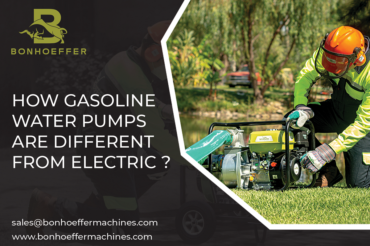 How Gasoline Water Pumps Are Different from Electric Water Pumps? | by ...