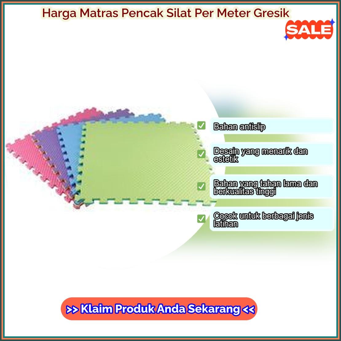 Harga Matras Pencak Silat Per Meter Gresik - Matras Judo - Medium