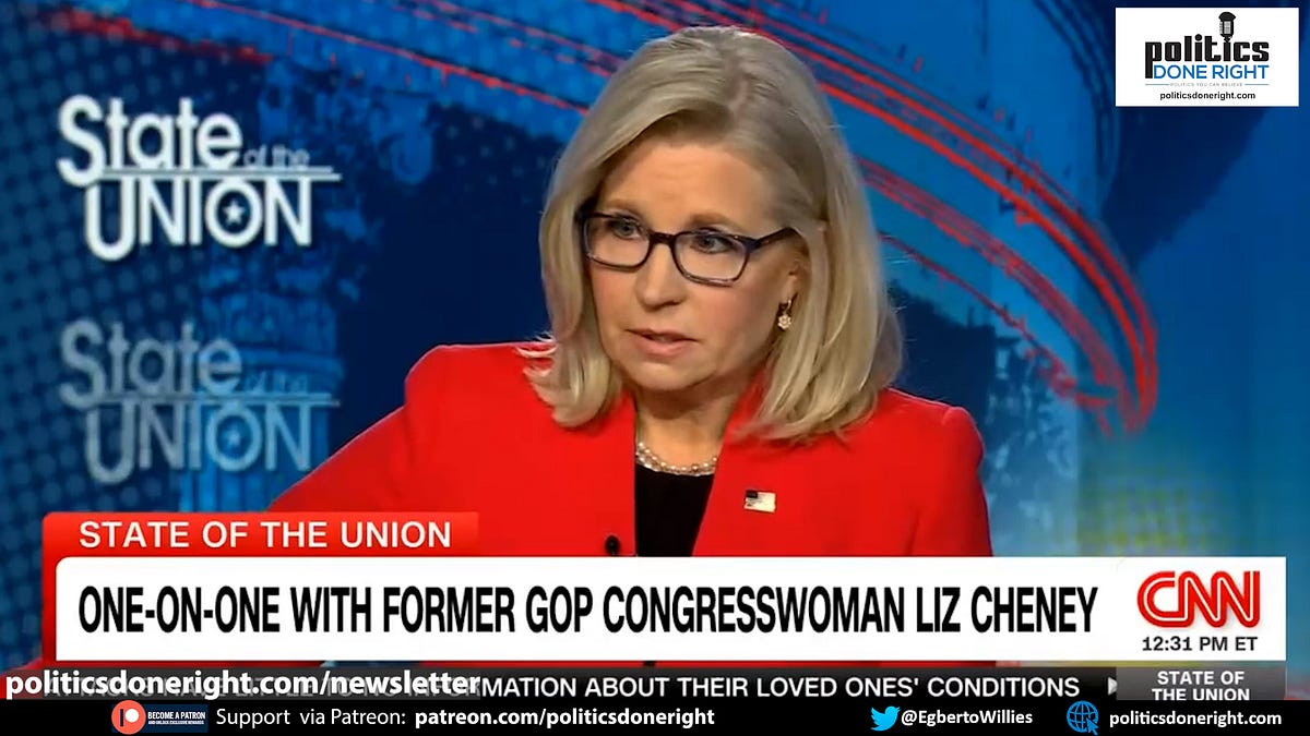 Liz Cheney keeps a prospective Presidential run open as she excoriates ...