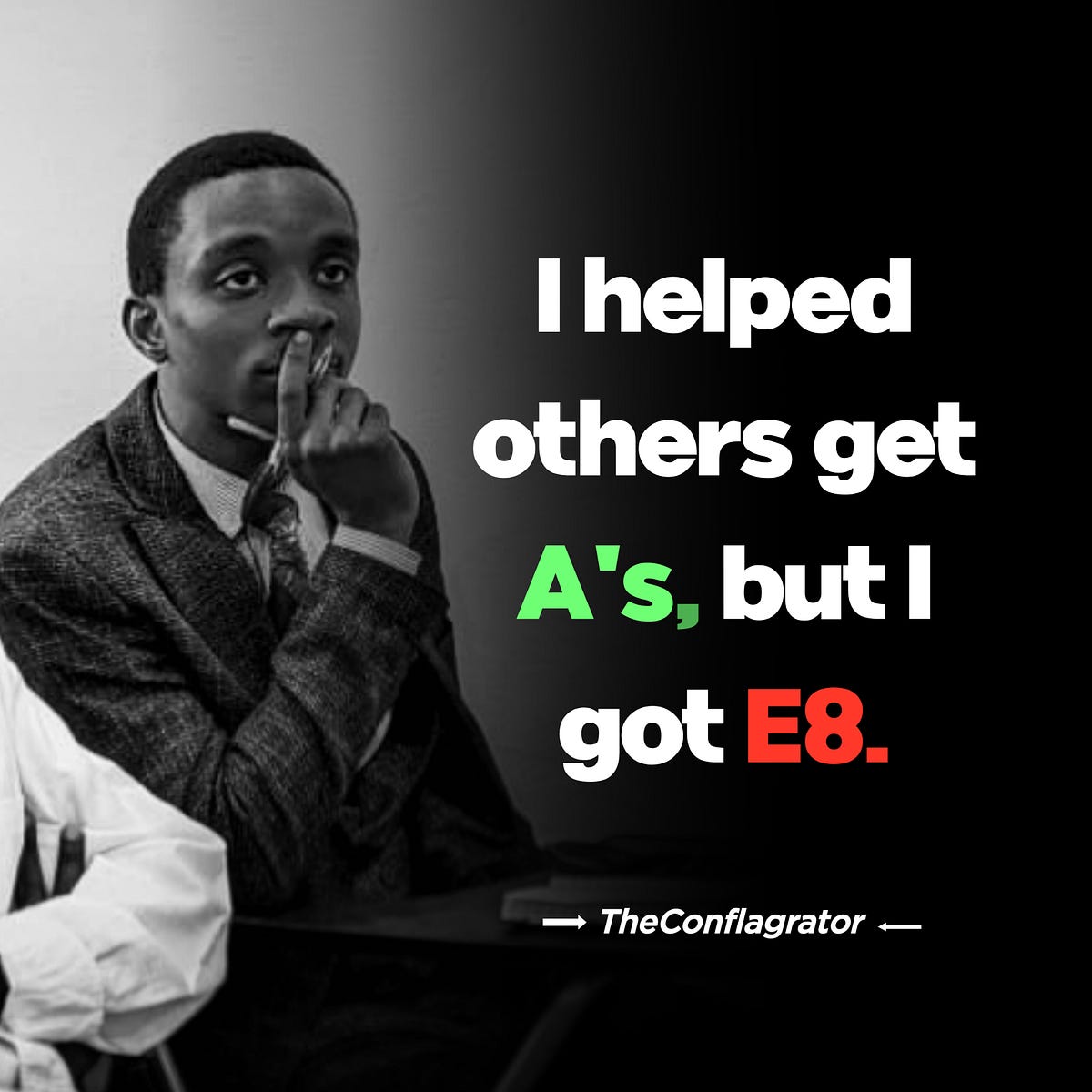I helped others get A’s, but I got E8. | by Oreoluwa Salami | Feb, 2025 | Medium
